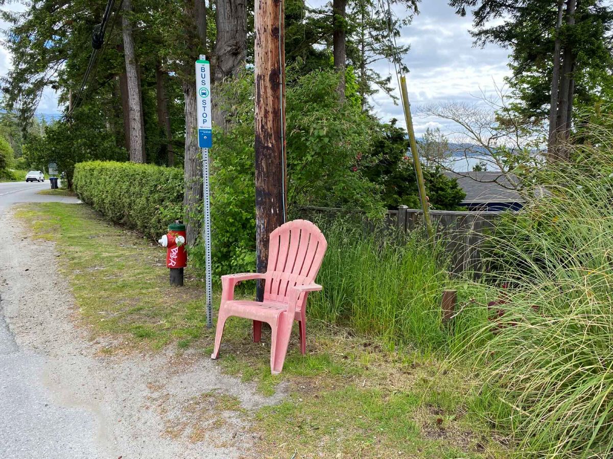 The Case of the Sunshine Coast Bus Stop Chairs | The Tyee
