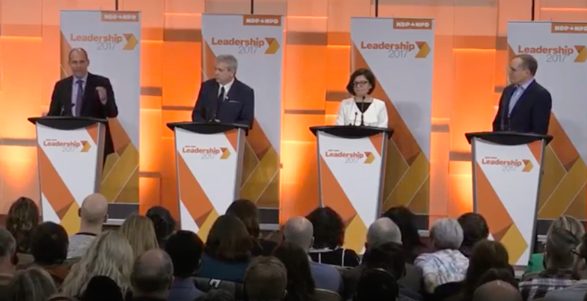Four NDP Hopefuls Find Common Ground in First Debate | The Tyee