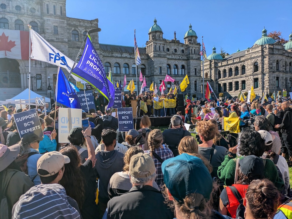 Labour Rally Challenges 'Out of Touch' Government | The Tyee